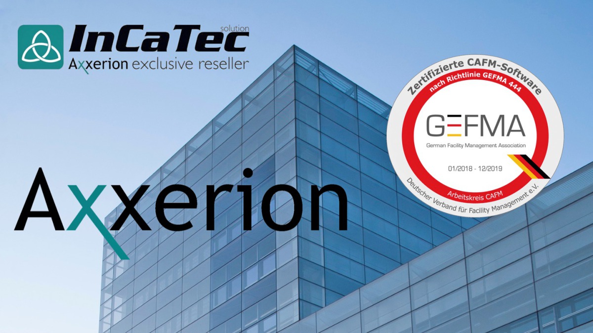 Axxerion zum vierten Mal GEFMA 444 zertifiziert - Facility Management